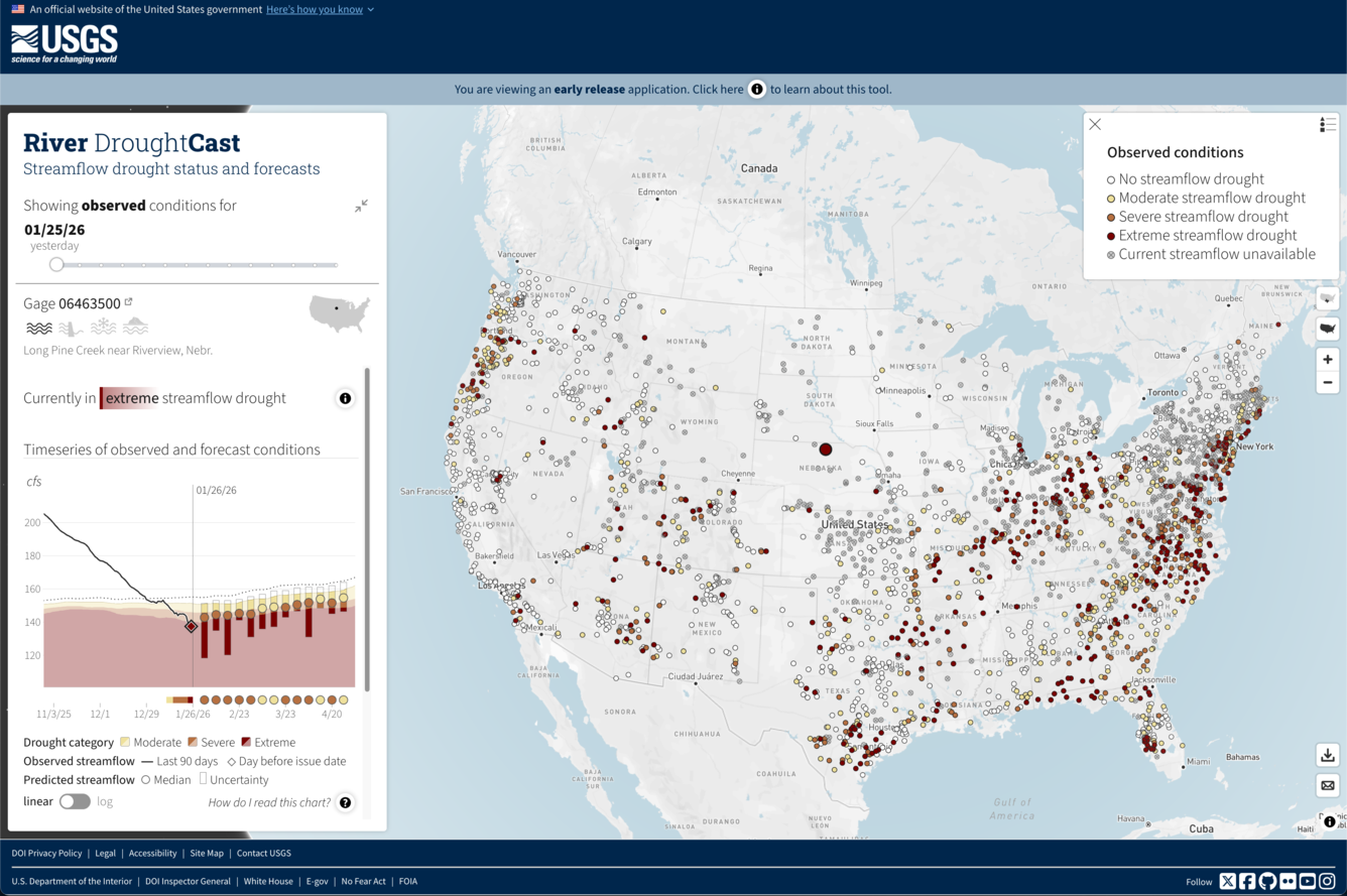 USGS Announces AI Powered Streamflow Modelling Tool | Water Resources ...